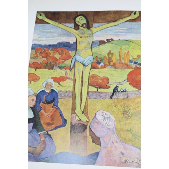 Paul Gauguin | Art | Paul Gauguin Print The Yellow Christ Vintage 8890 ...